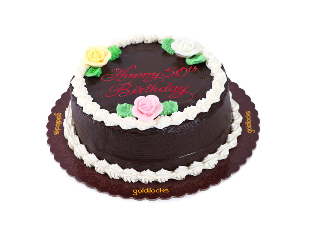 Chocolate Greeting Cake - Goldilocks USA